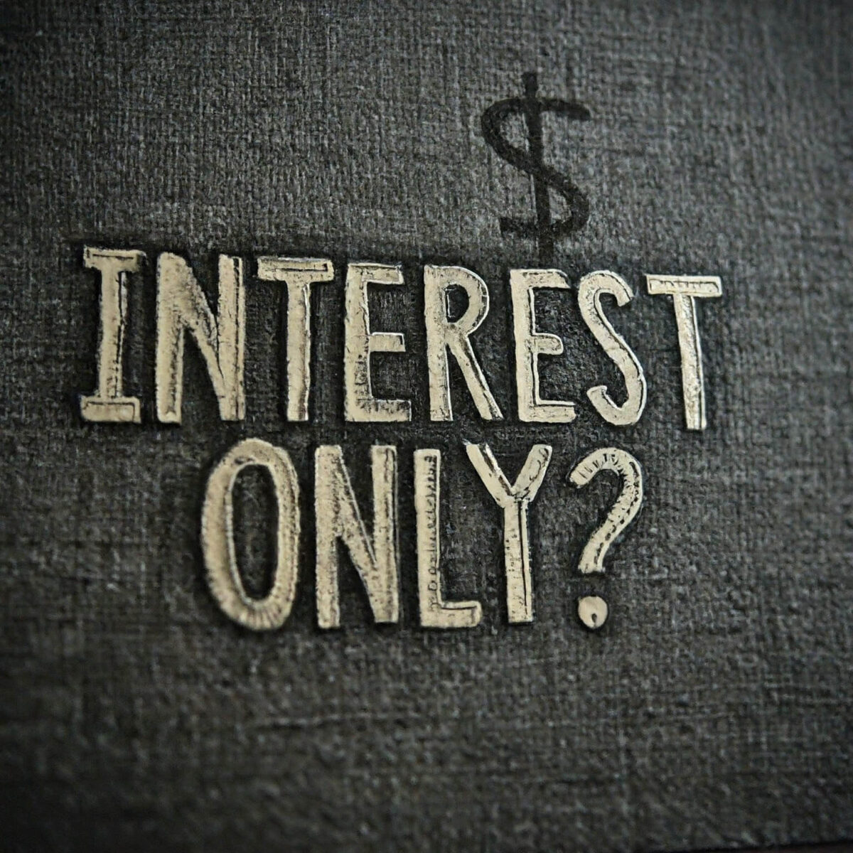 INTEREST-ONLY MORTGAGES – With Cashback